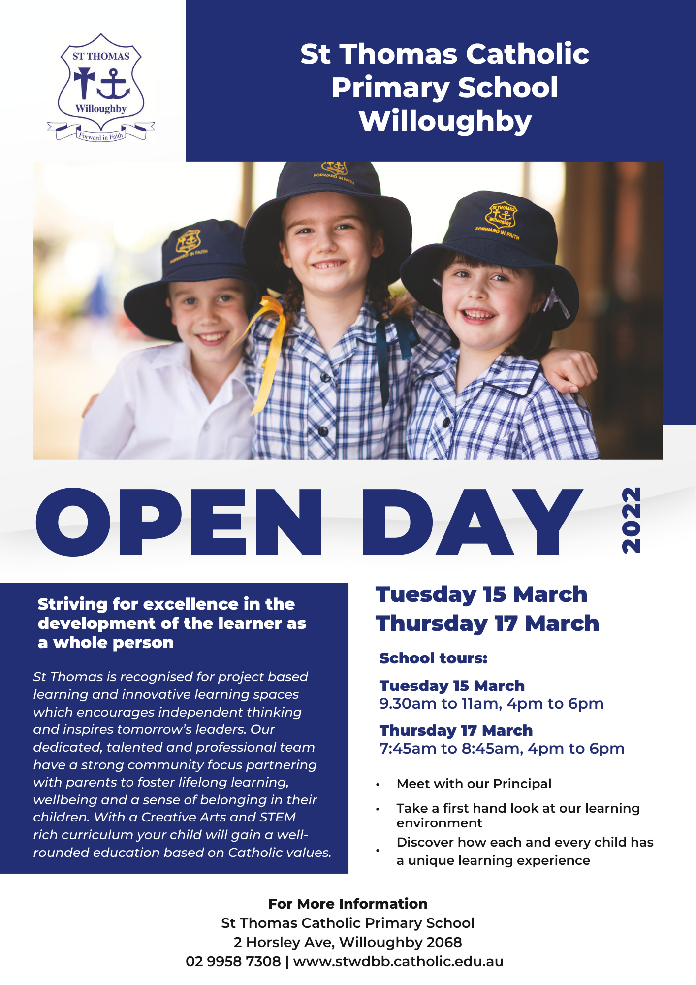 Open Day 2022 - St Thomas Catholic Primary School